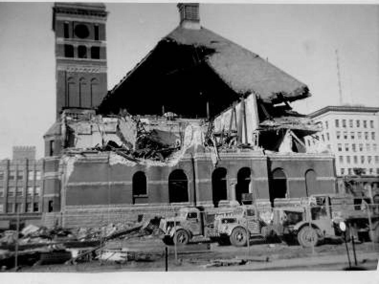 Fourth Courthouse Destruction - Friends of Wausau Historic Landmarks